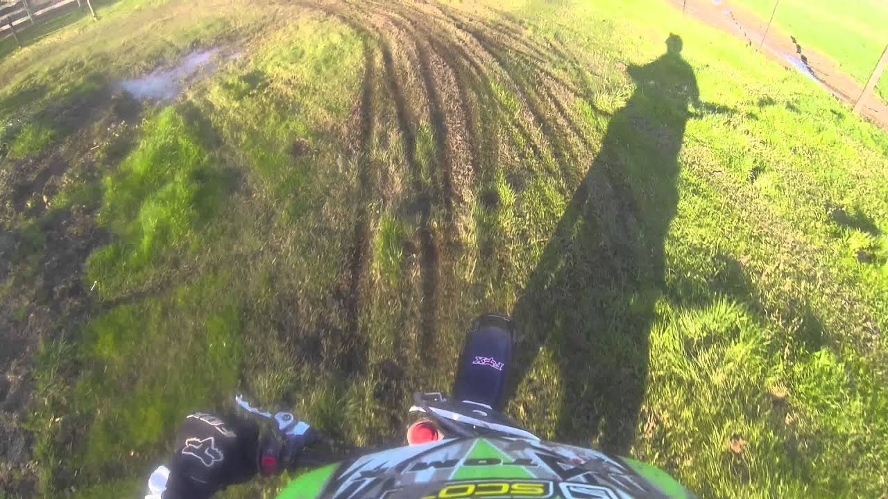 homemade endurocross track - YouTube