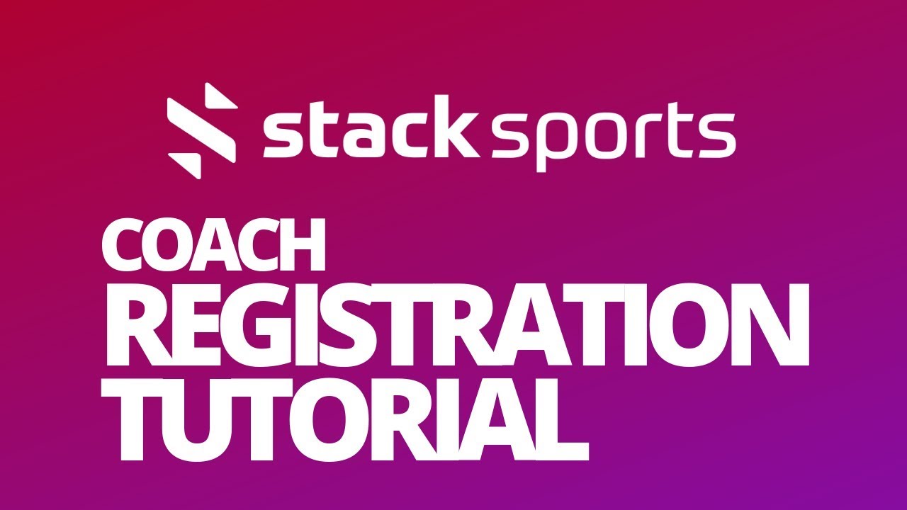 Stack Coach Registration Tutorial OH-S - YouTube