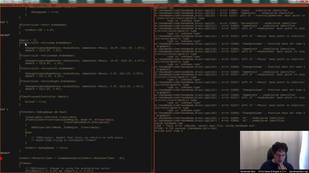 Handmade Hero Day 289 - Decoupling Visuals from Entity Types - YouTube