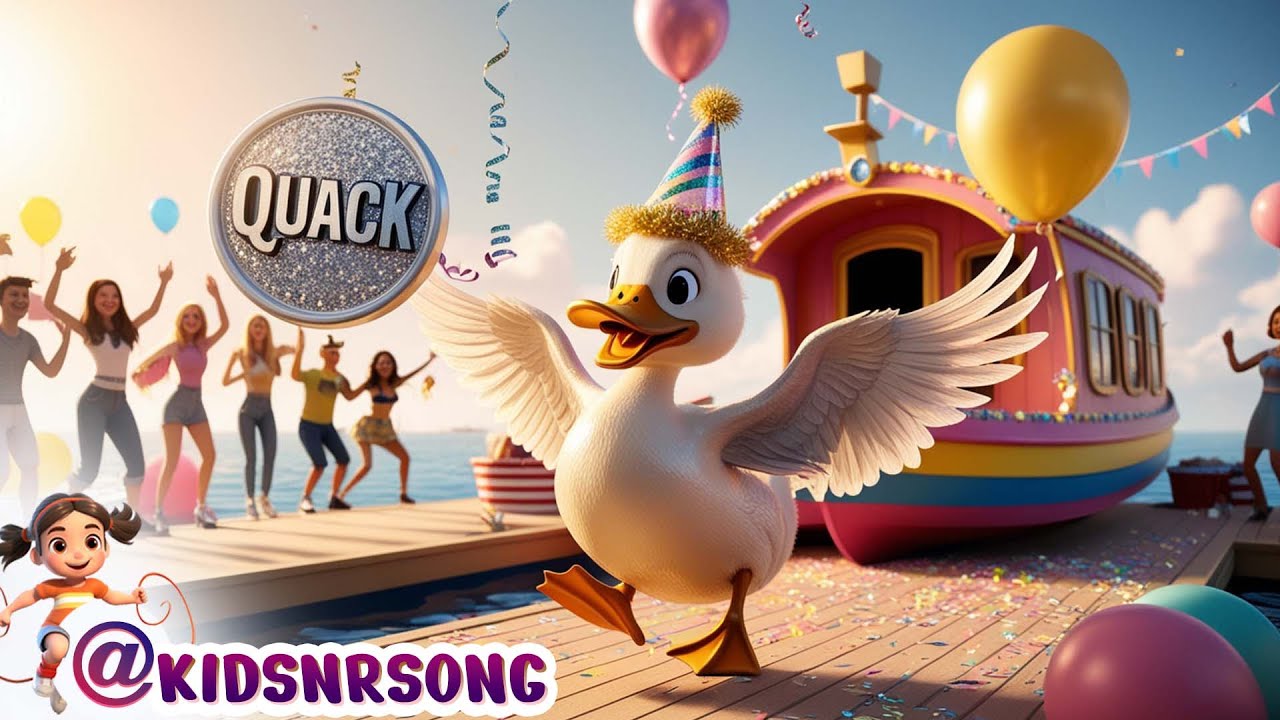 Duck's Birthday Party Song for Kids | A Super Fun Song for Kids - YouTube