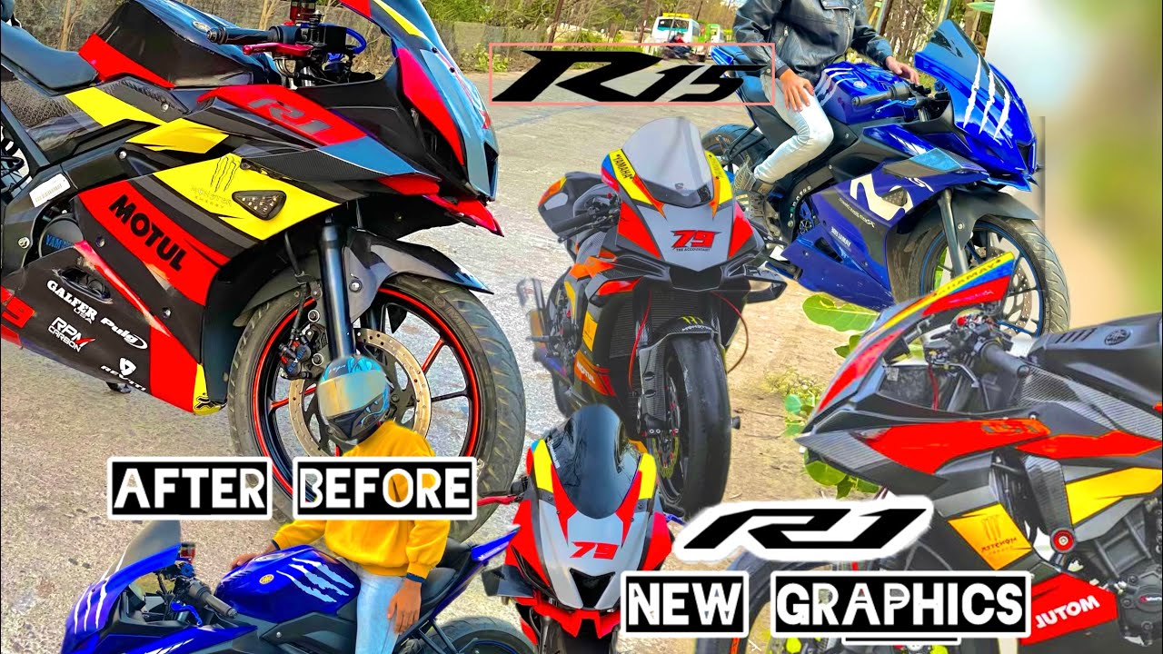 New graphics wrap r15 v3 track bike r1 wrap one in India 🇮🇳 😻#modified ...