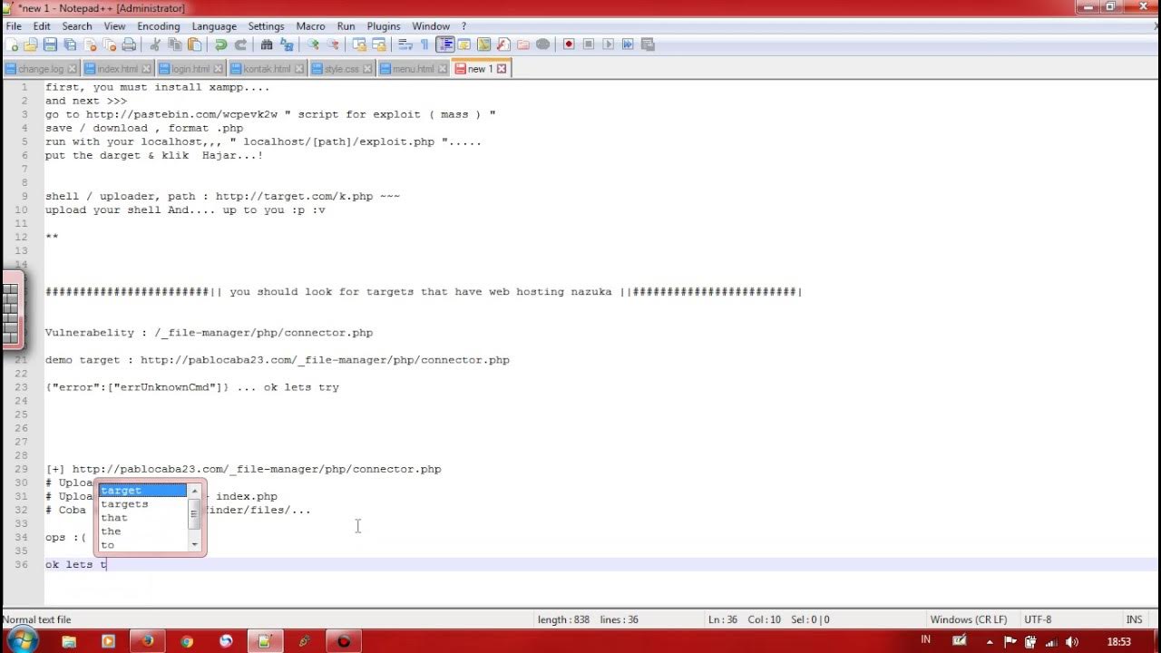 2016 New exploit, Bug hosting Nazuka Arbitary file upload || priv8 by Indonesian team - YouTube