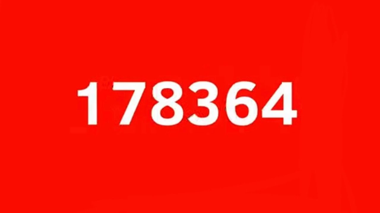 Colorful Numbers 1 To 1 Trillion (Semi-Reupload) - YouTube