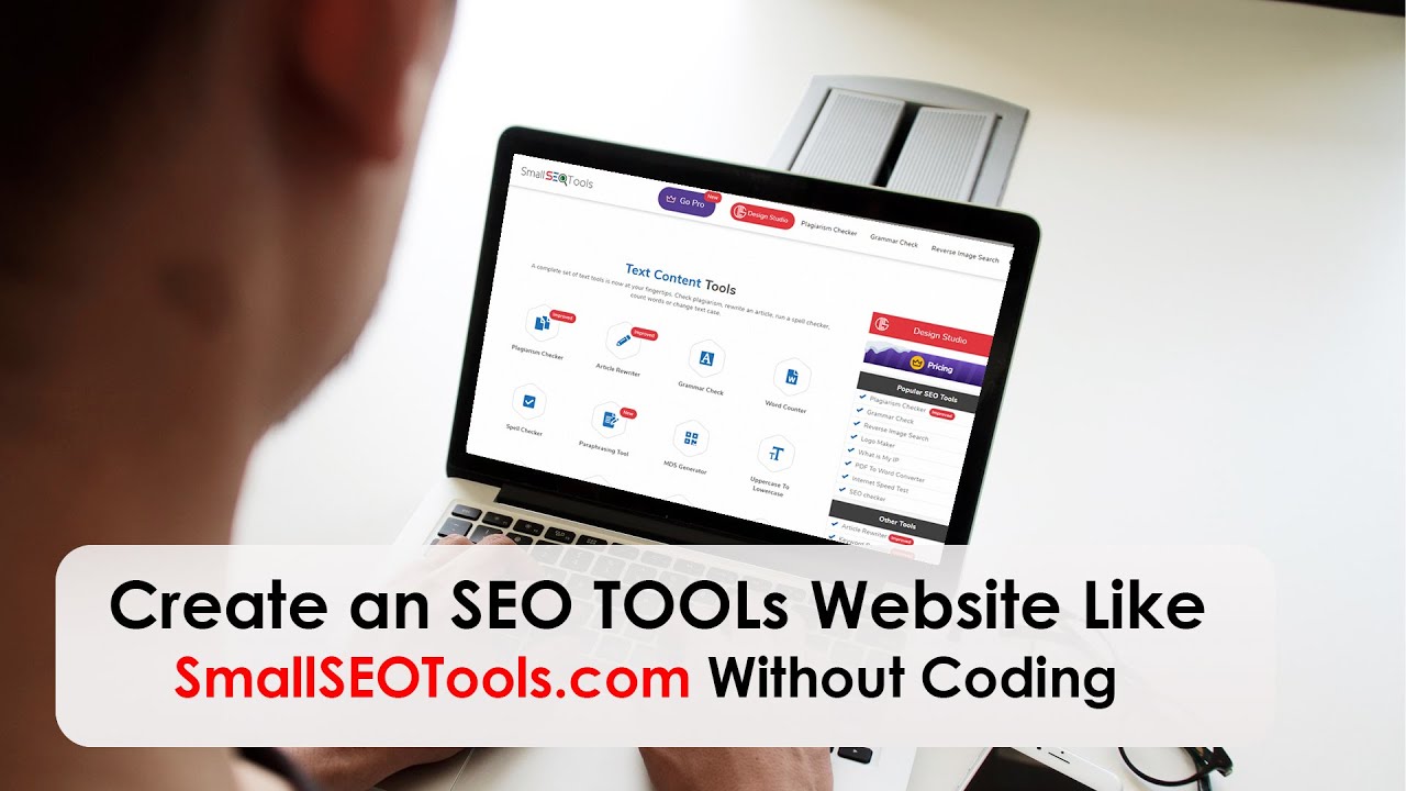 Create an SEO TOOLs Website Like SmallSEOTools.com Without Coding - YouTube