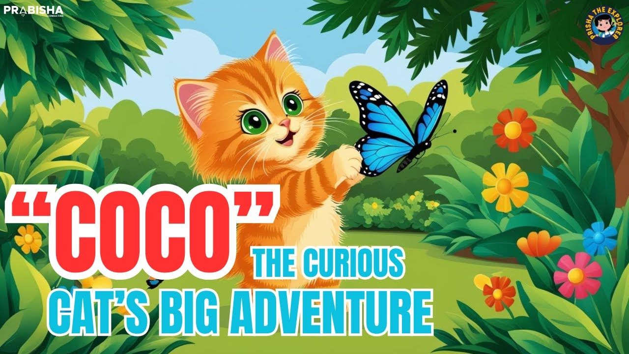 Coco the Curious Cat’s Big Adventure | Kids Story - YouTube