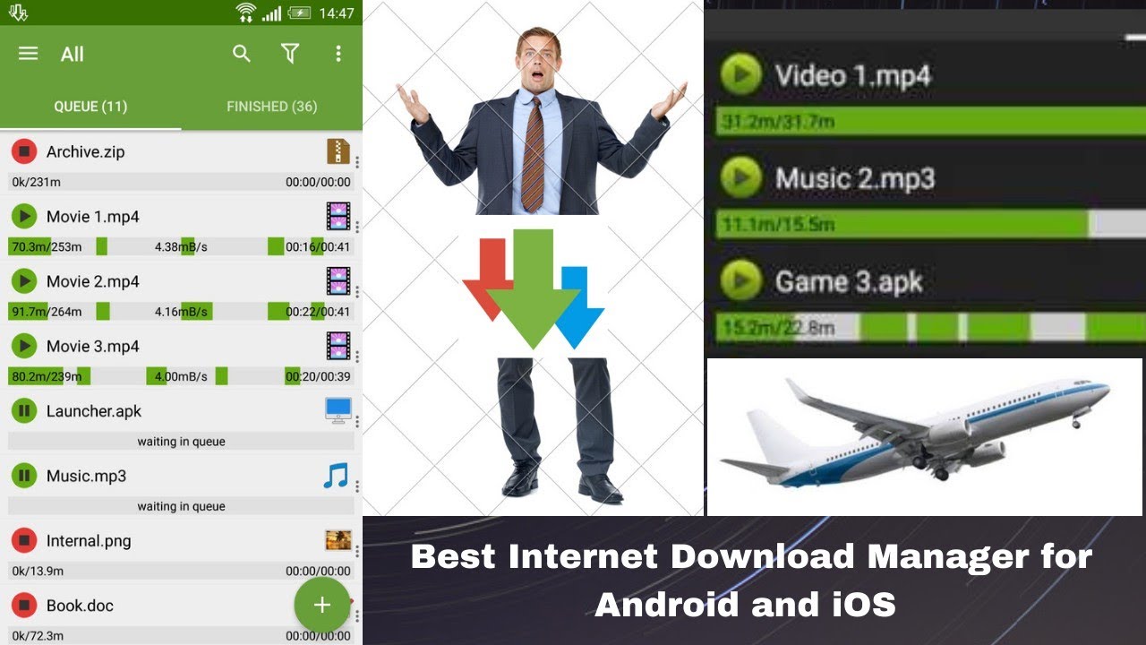 Best Internet Download Manager for Android and iOS ultra speed with ...