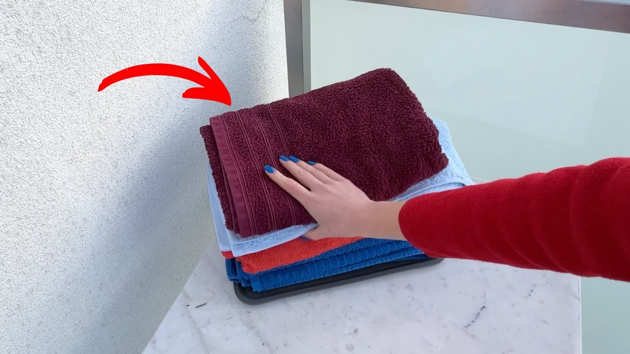 Fast jeder übersieht das – dabei ist es bei jedem Handtuch da - YouTube