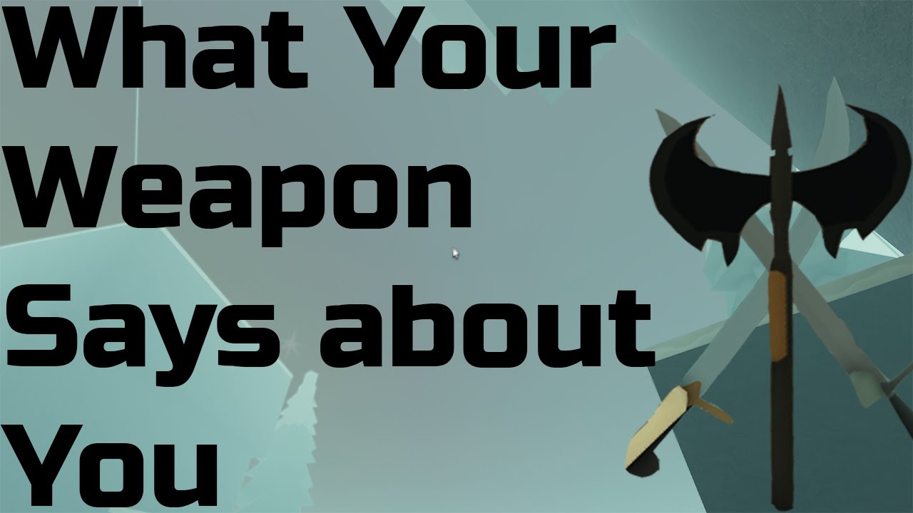 What Your Starter Weapon Says About You in Deepwoken - YouTube