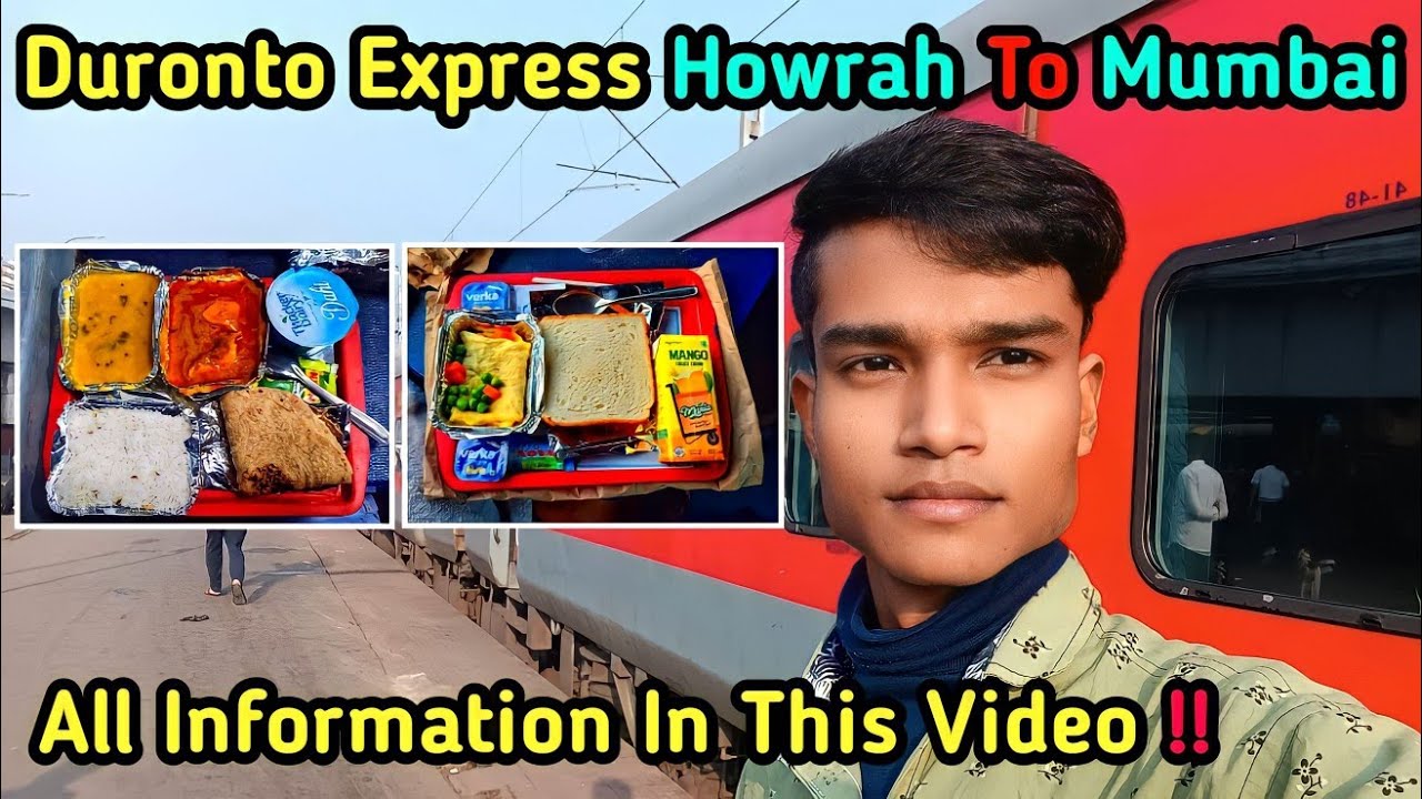 Duronto Express 3rd AC Howrah To Mumbai Vlog || Howrah to Mumbai ...