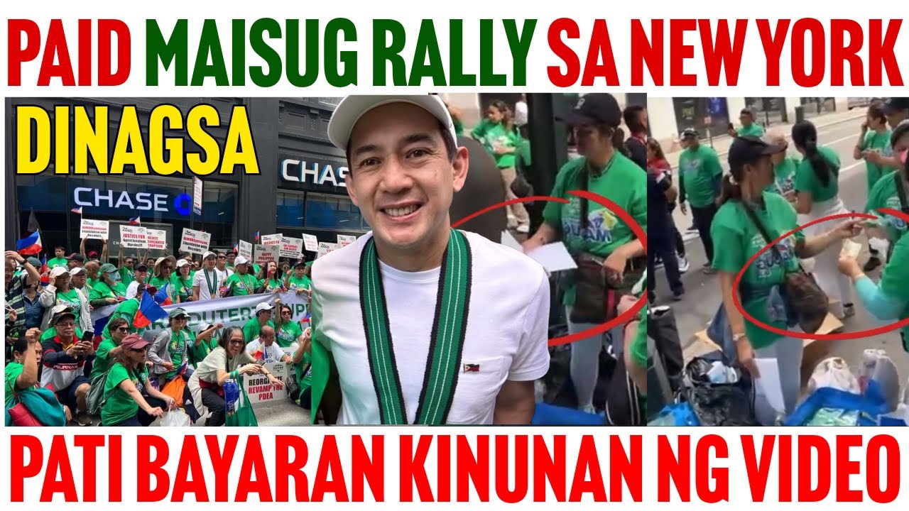RALLY NG BAYARAN SA NEW YORK DINAGSA NG MAISUG KUNO - YouTube