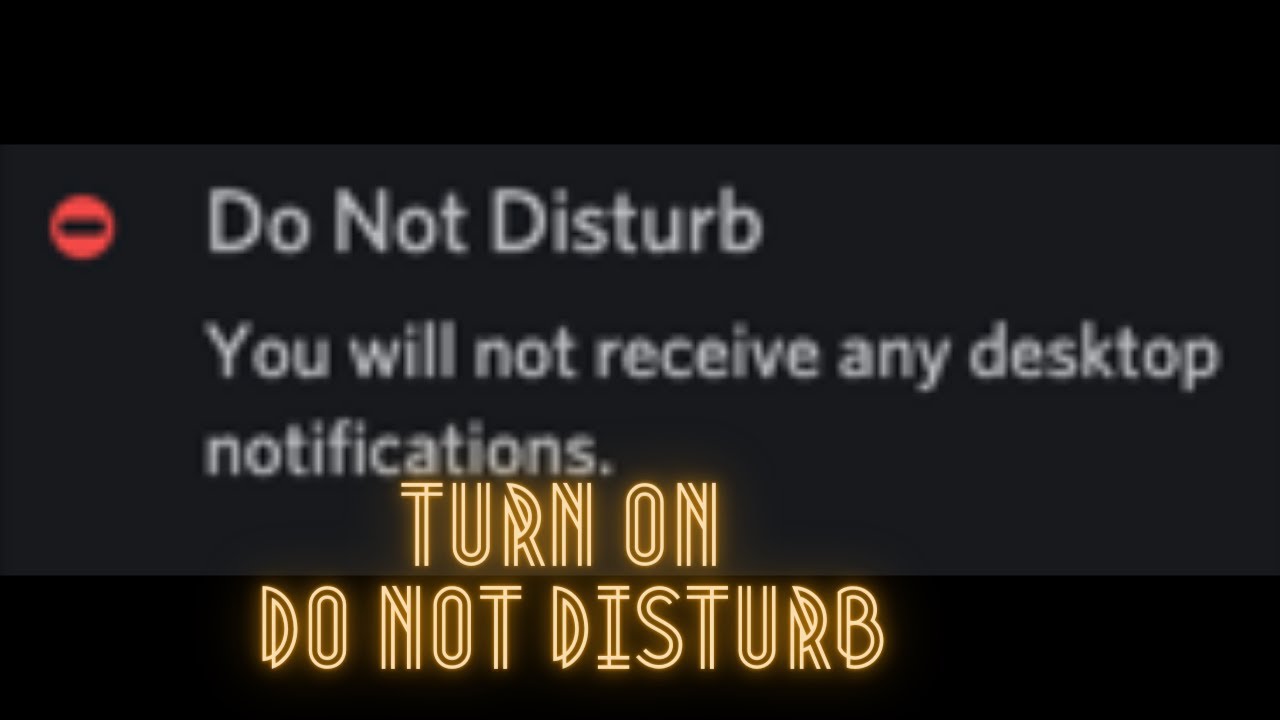 Why You Should Turn On DO NOT DISTURB In Discord YouTube why-you-should-turn-on-do-not-disturb-in-discord-youtube