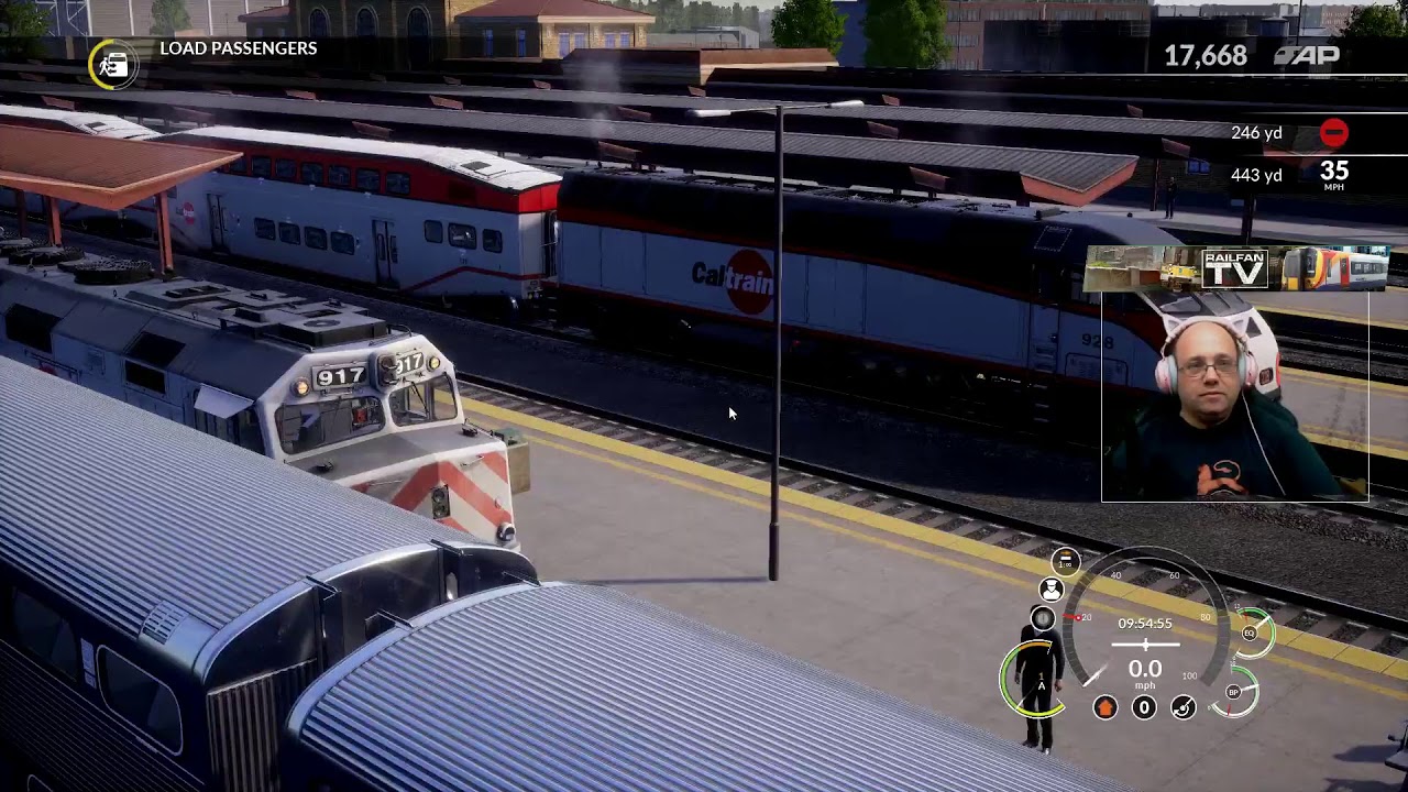 TSW: Caltrain MP36PH-3C Peninsula Corridor with Matt! - YouTube