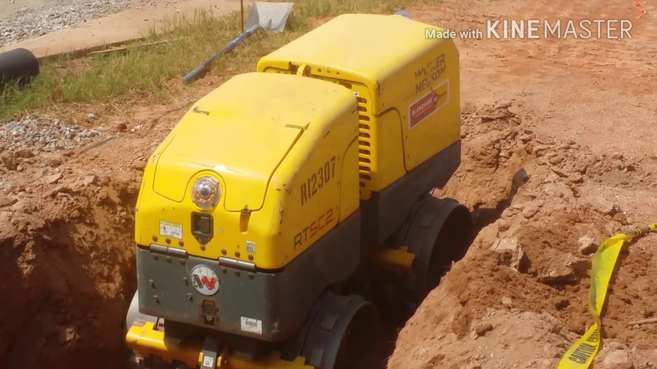 HOW TO OPERATE A SOIL COMPACTOR (WACKER NEUSON) TRENCH COMPACTOR - YouTube