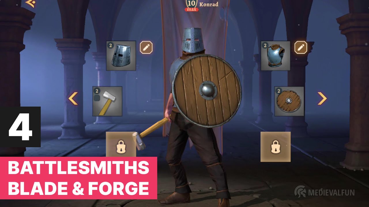 Battlesmiths: Blade & Forge Gameplay Part 4 Guide (Captured Town 10-13 ...
