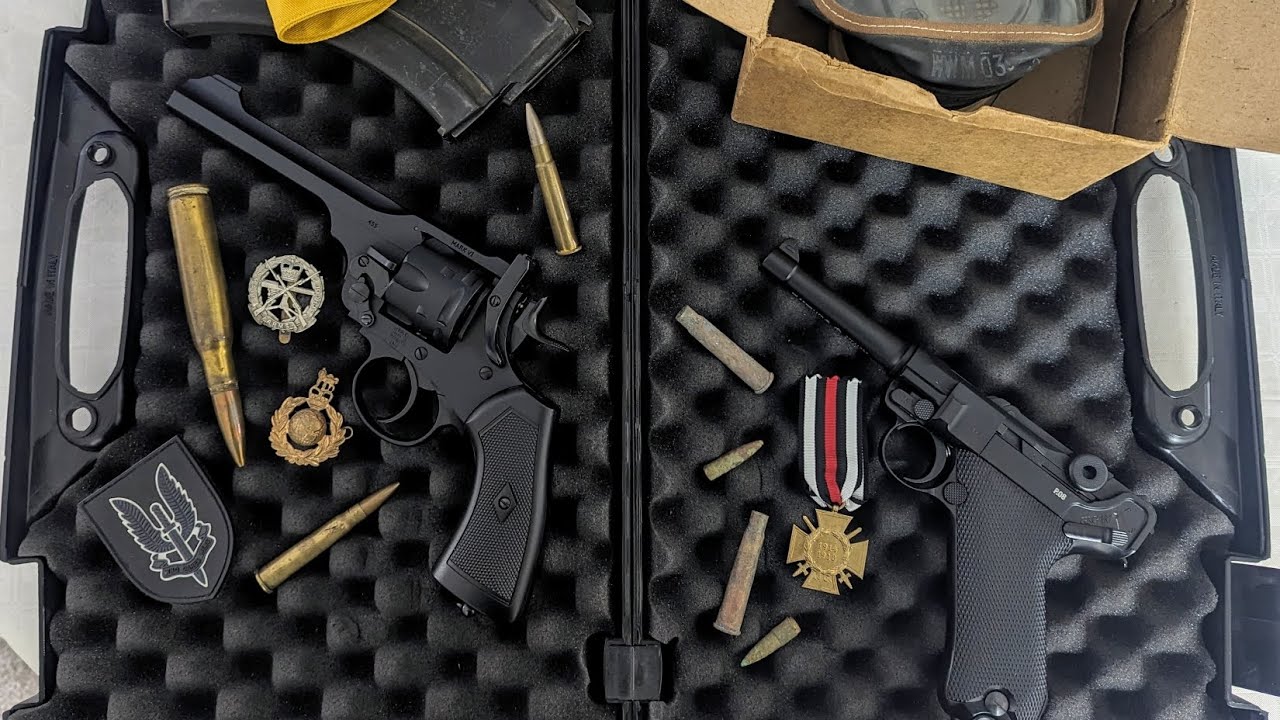 British and German WW1 & WW2 military relics - YouTube