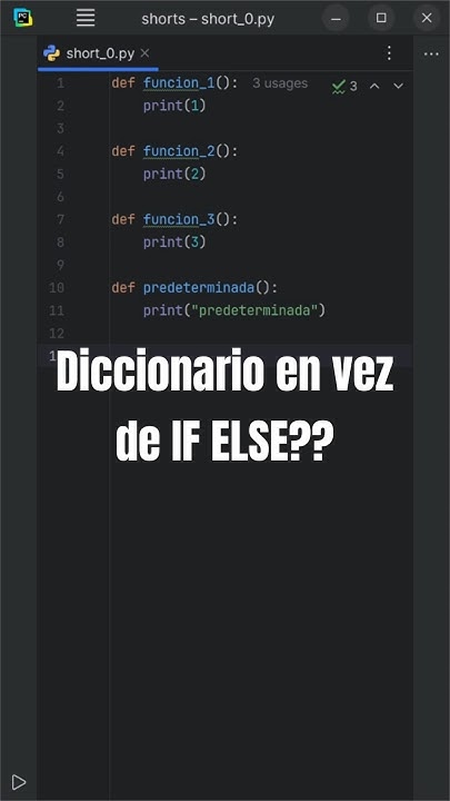 Ahorrate un if-elif-else o match-case con este truco #datascience # ...