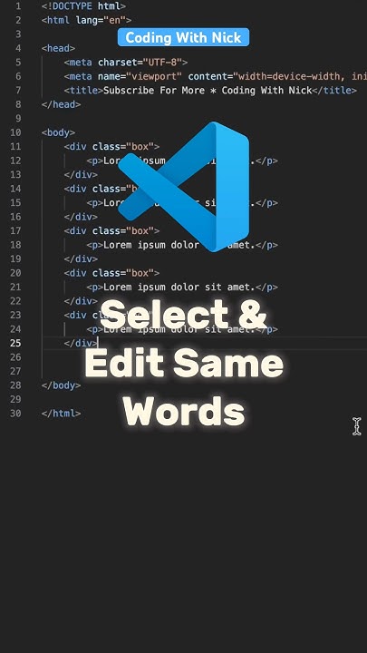 Vs Code Shortcuts | Html And Css #vscode #coding #tricks #webdesign #javascript #htmlcss #shorts ...