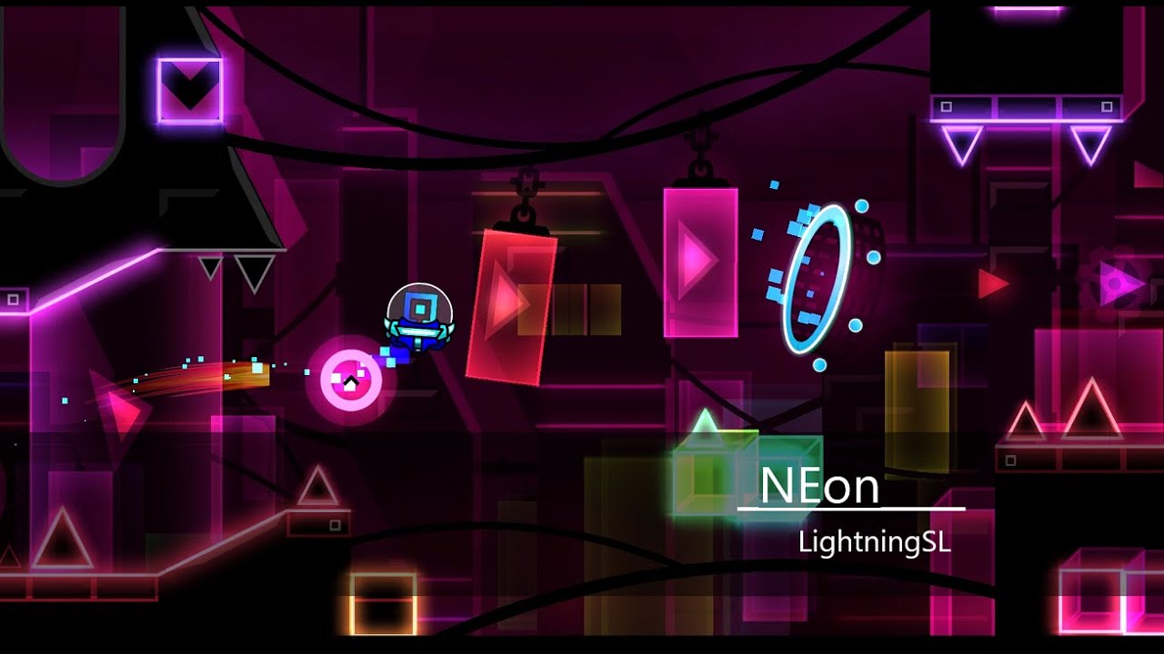 NEon - Solo - Geometry Dash 2.11 - LightningSL (me) - YouTube