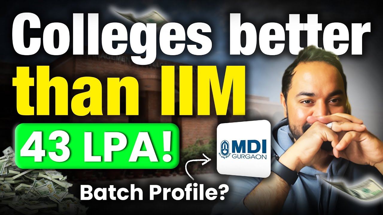 Leave IIMs For These Colleges - MDI Gurgaon | Average package of 43 ...