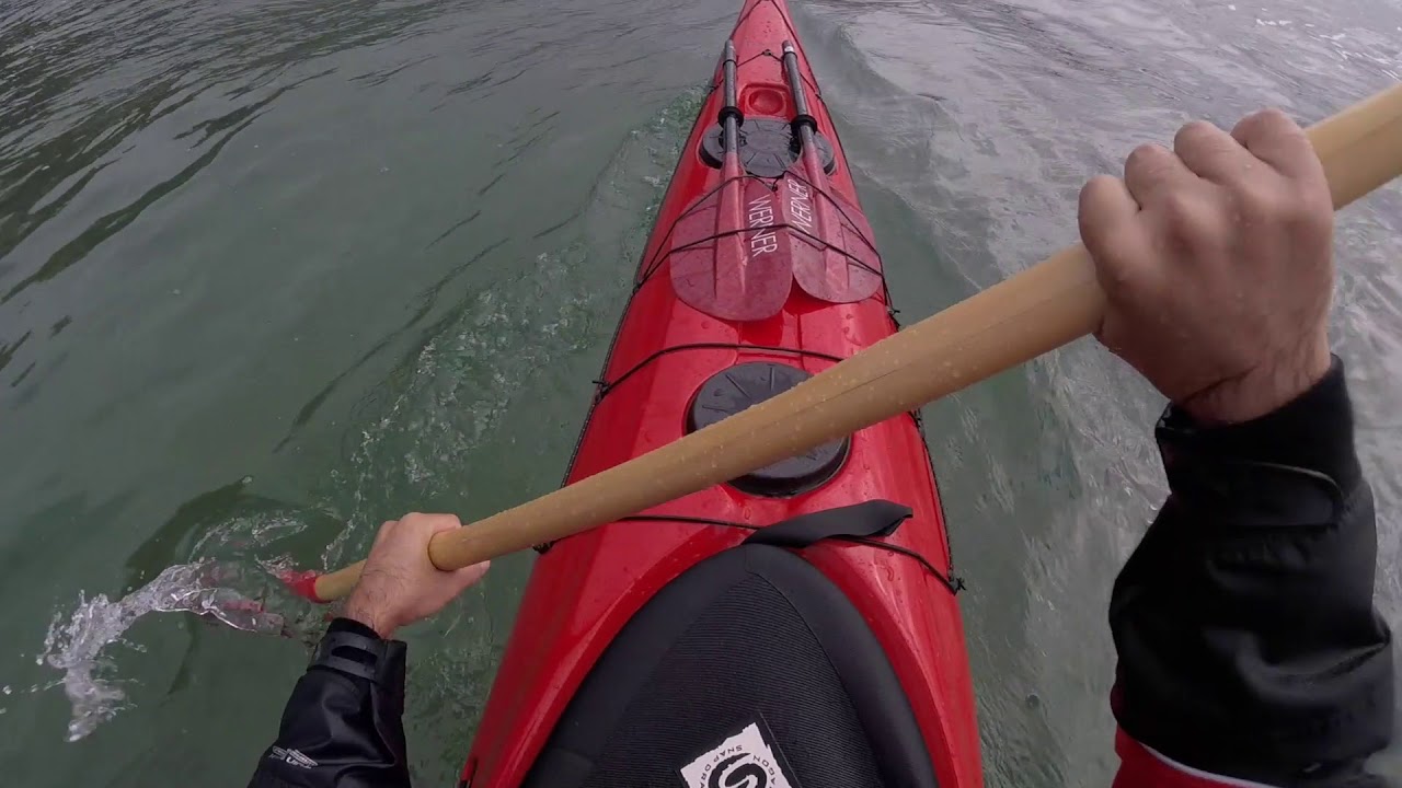 Surfing Sea Kayaks at Mouth of Salmon River Cascade Head - YouTube