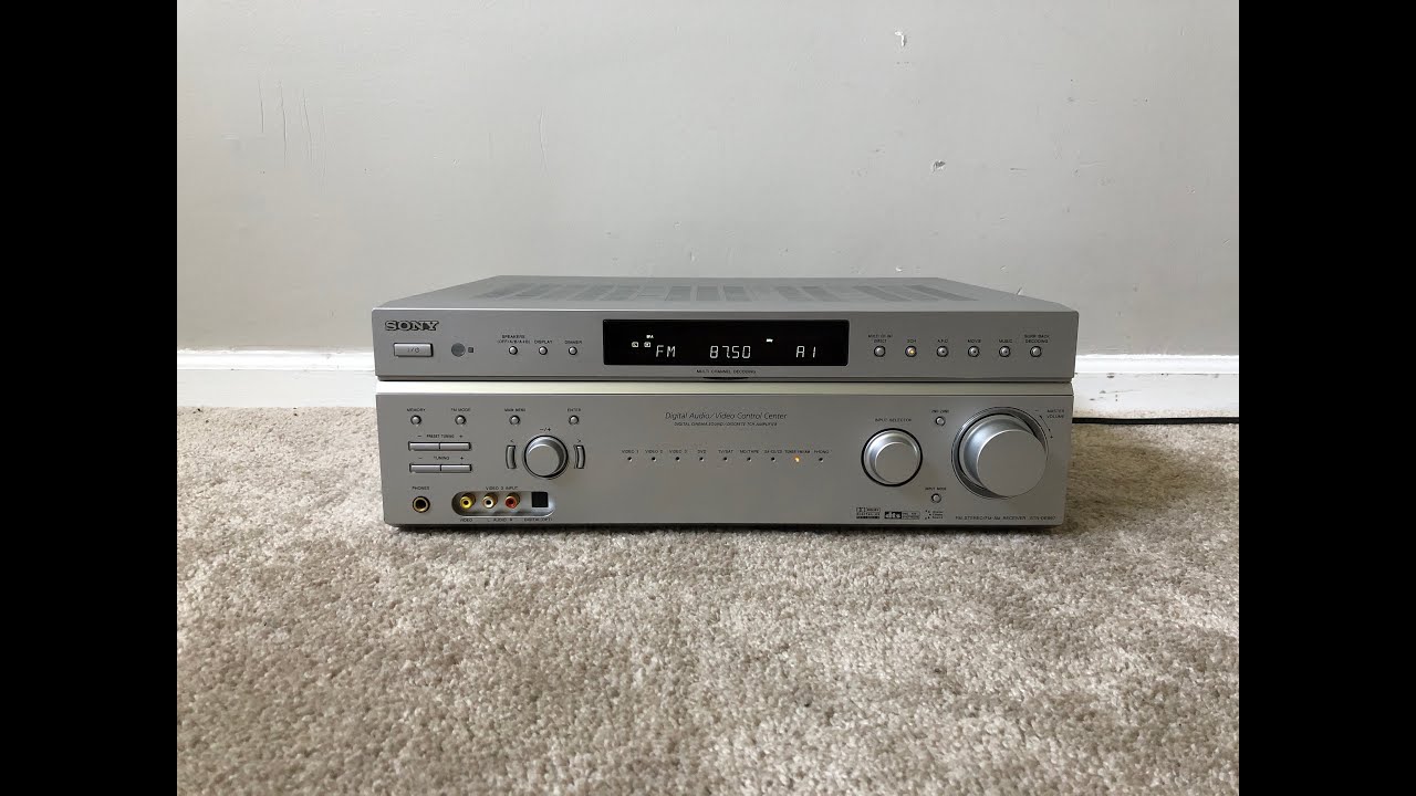 Sony STR-DE897 7.1 Home Theater Surround Receiver - YouTube