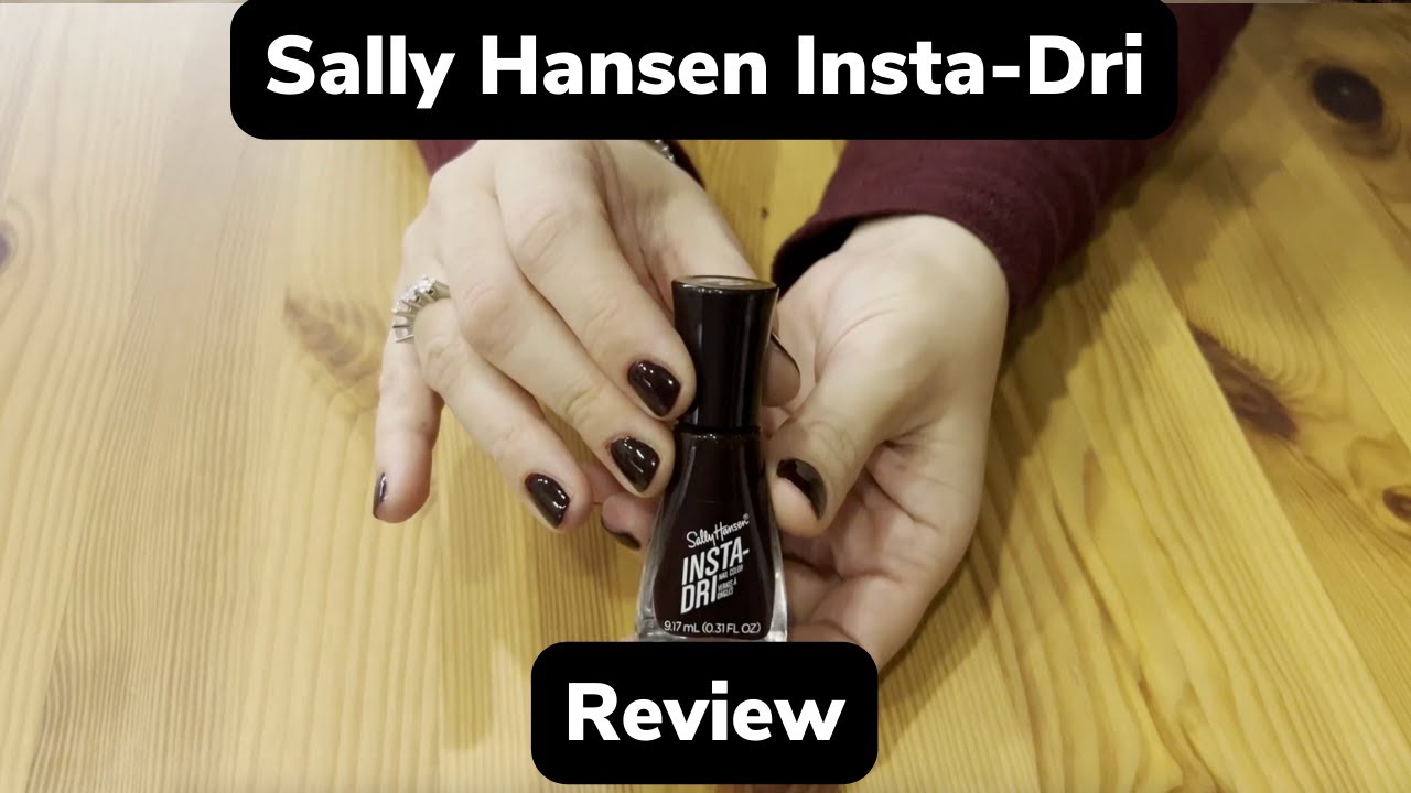 Sally Hansen Insta Dri Cinna-Snap review - YouTube