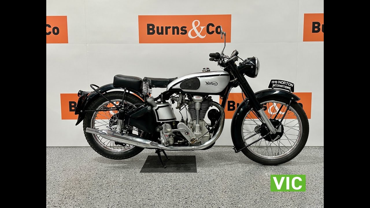1949 Norton International 500cc - YouTube