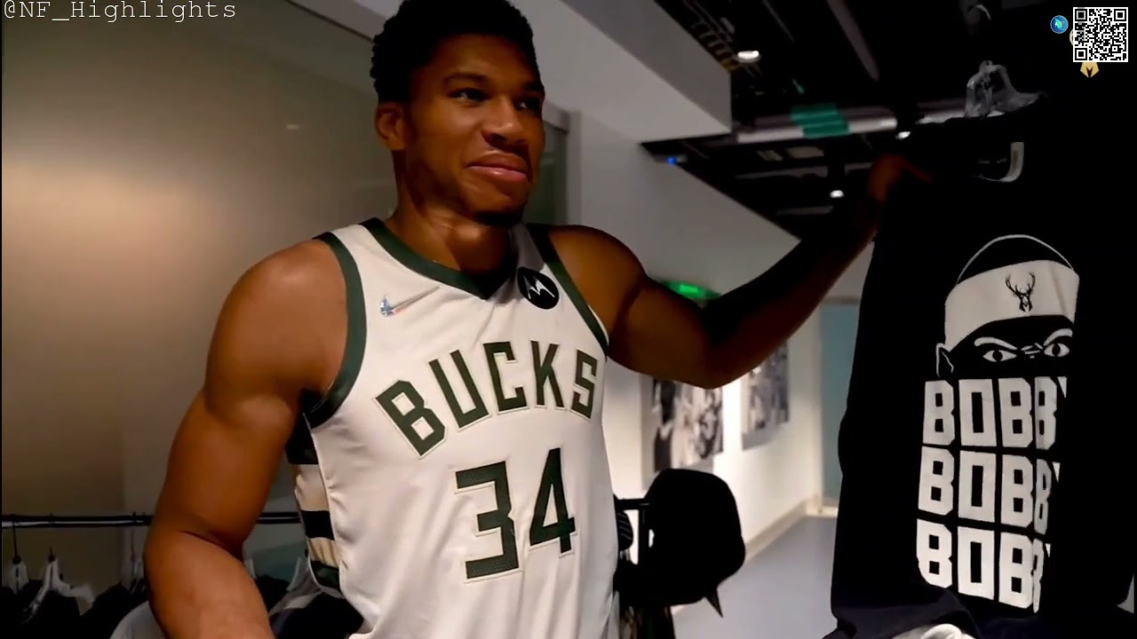 Giannis Imitating Bobby 'Crazy Eyes' Portis - YouTube