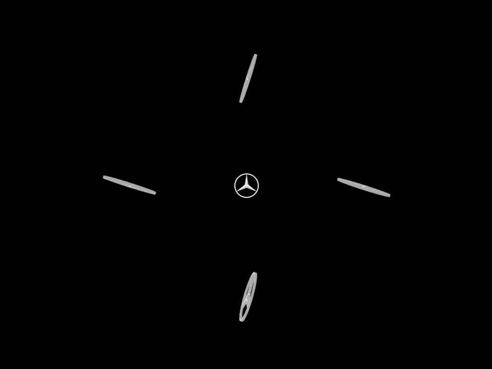 Mercedes-Benz Logo | holographic | 3D hologram - YouTube