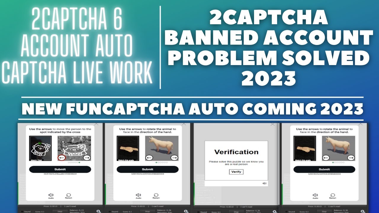 2Captcha Account Ban Problem Solved |Auto Captcha In 2Captcha Start ...