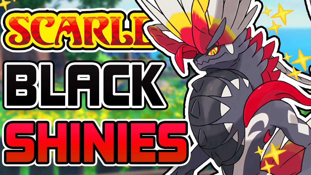 I Beat Pokémon Scarlet using BLACK Shiny Pokémon only! (Hardcore ...