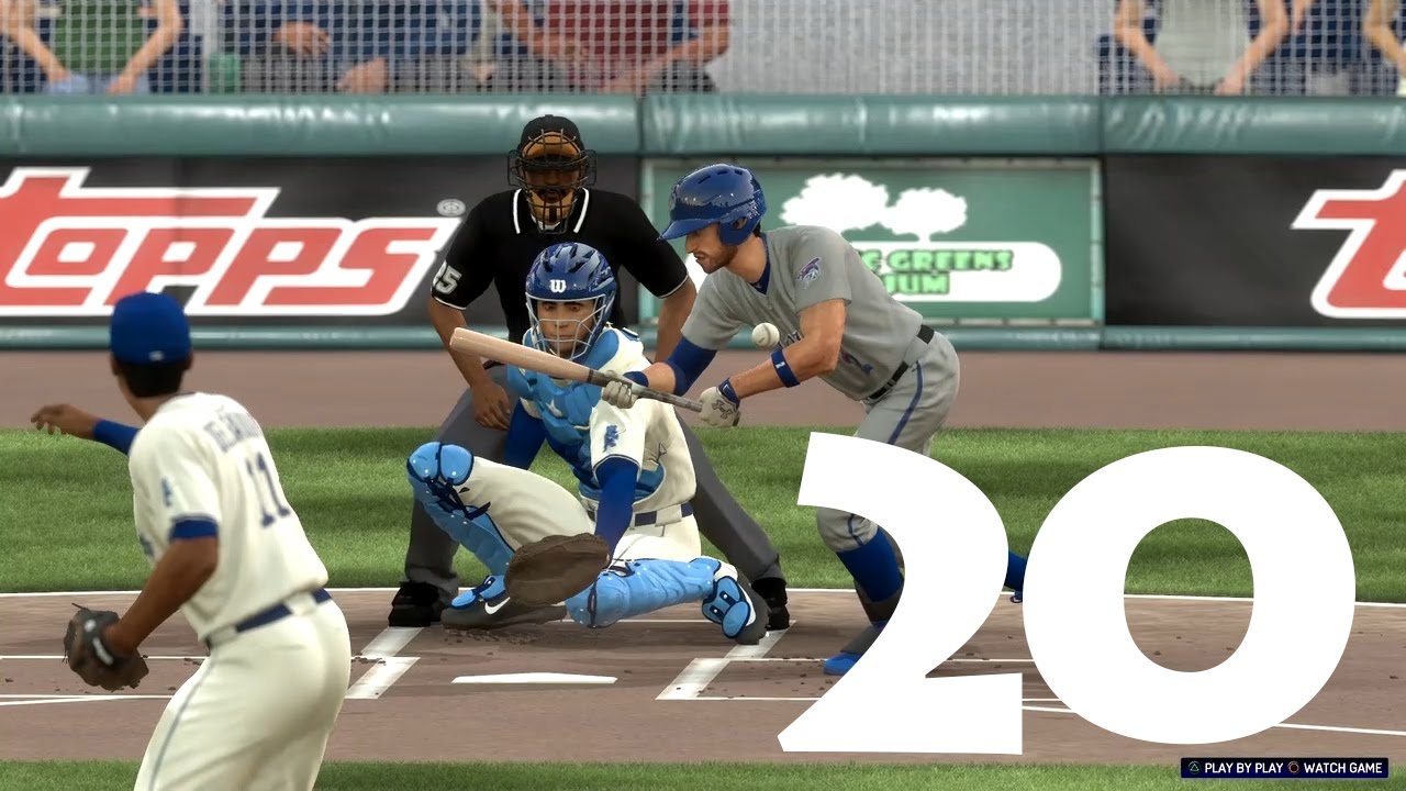 Drag Bunt for a Hit! | MLB The Show 17 | Road to the Show #20 - YouTube