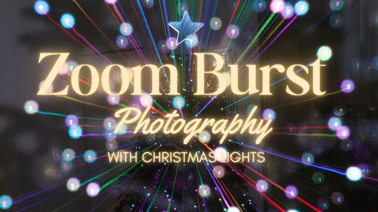 Zoom Burst Photography with Christmas Lights - YouTube