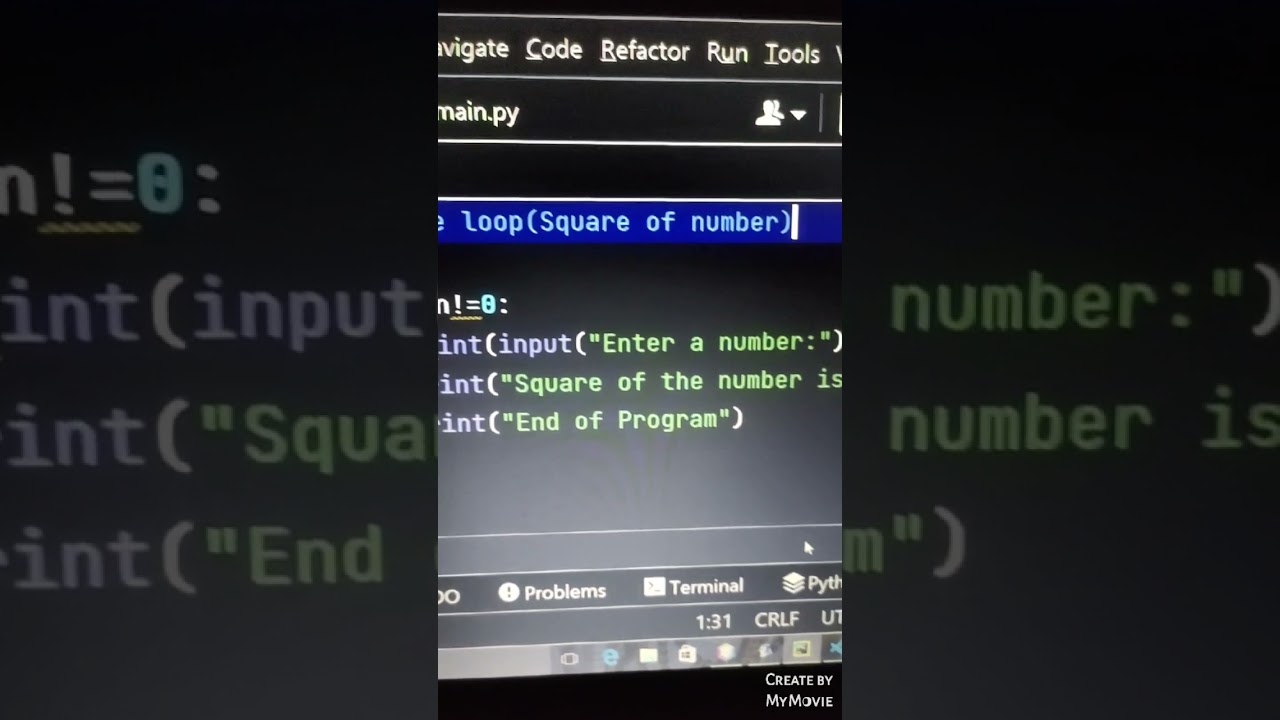 While Loop Square Of Numbers In Python YouTube While Loop Square Of Numbers In Python YouTube