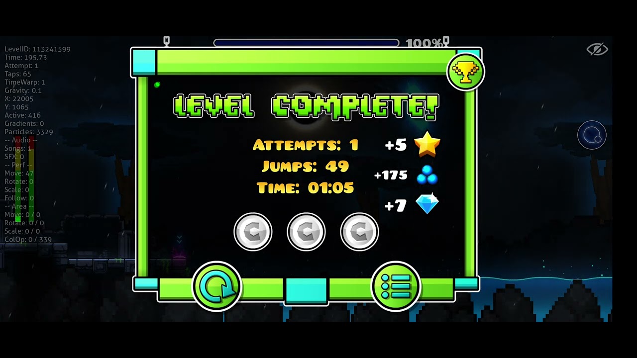 Geometry Dash Eclipse Creado Por @ElDanideYT Daily Level Del Día De Hoy Con Las 3 Monedas - YouTube