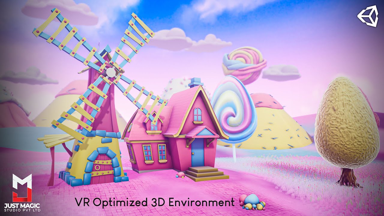 CANDY LAND (3D MODEL LOOP VIDEO) - YouTube