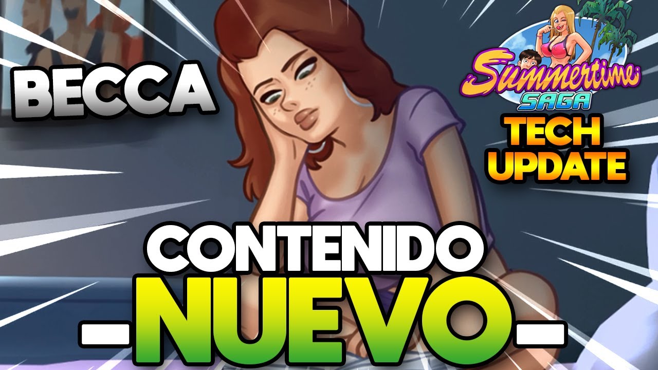 Summertime Saga Tech Update ¡Becca! ¡LO NUEVO! en tan solo 8 MIN - YouTube