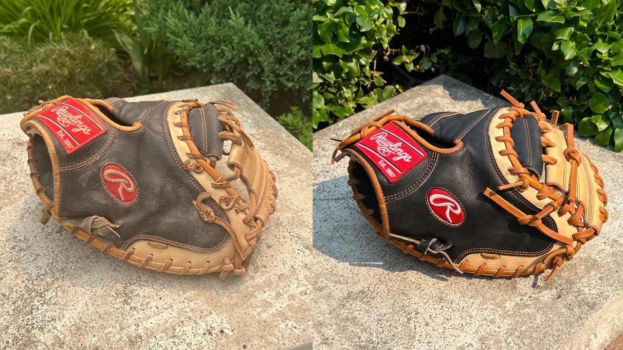 Rawlings Pro Preferred PROSCM33BCT Relacing - YouTube
