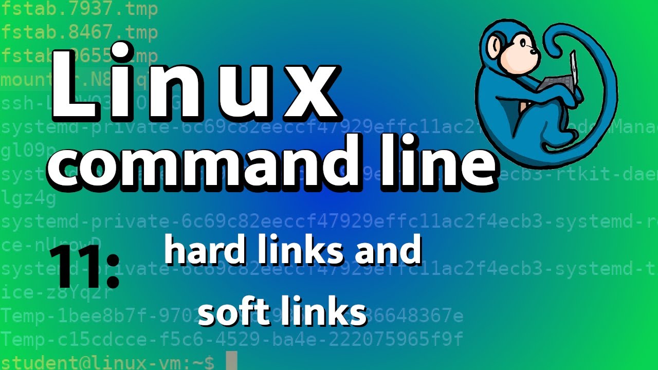 Lcl 11 Hard Links And Soft Links Linux Command Line Tutorial For 4588