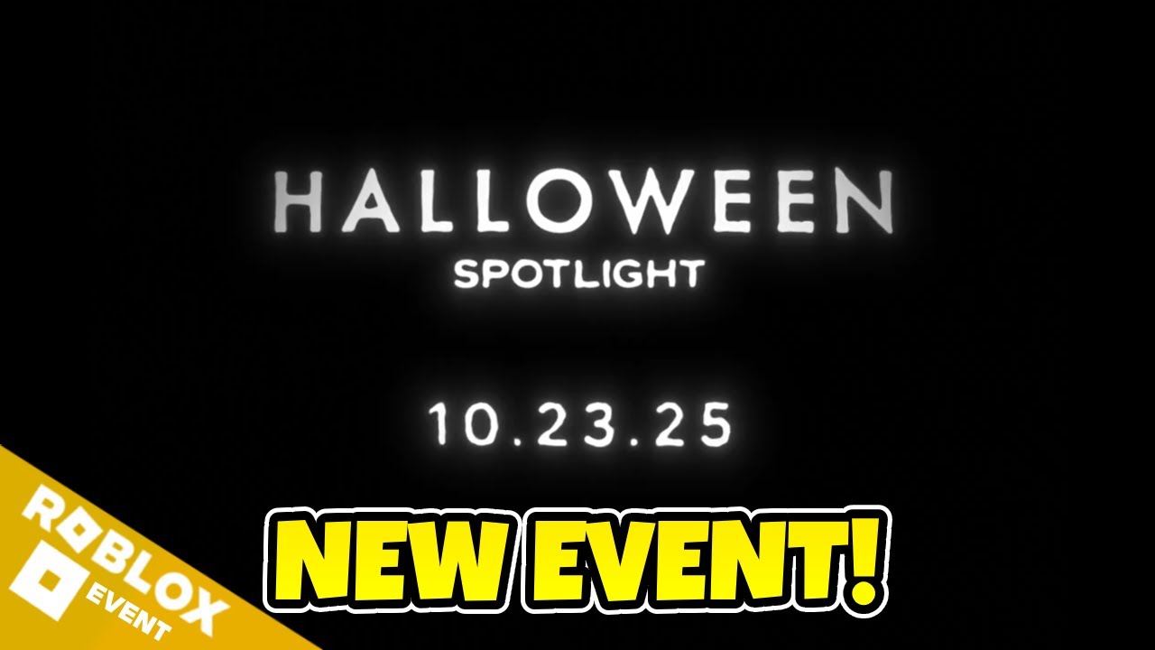 NEW HALLOWEEN SPOTLIGHT EVENT ANNOUNCEMENT - ROBLOX - YouTube