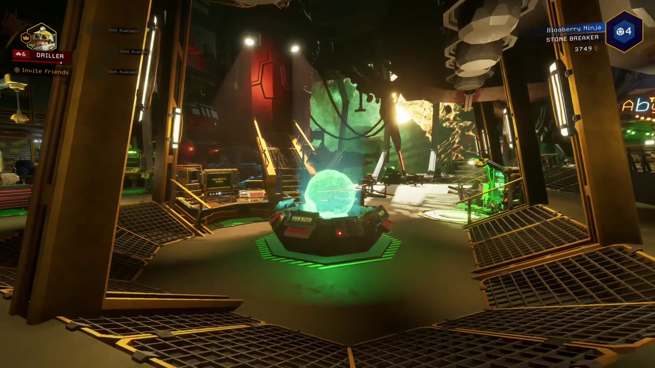 Quick Walkaround of the Space Rig Stations - Deep Rock Galactic ...