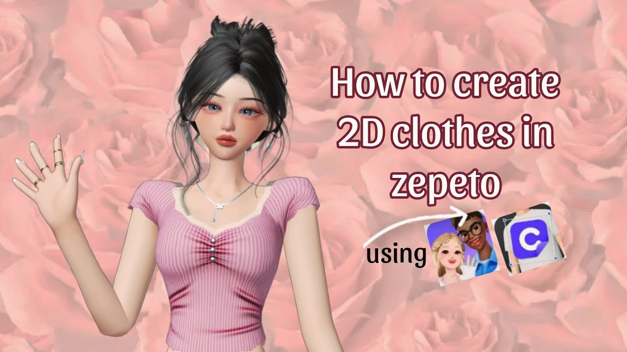 How to create zepeto clothes on phone - YouTube