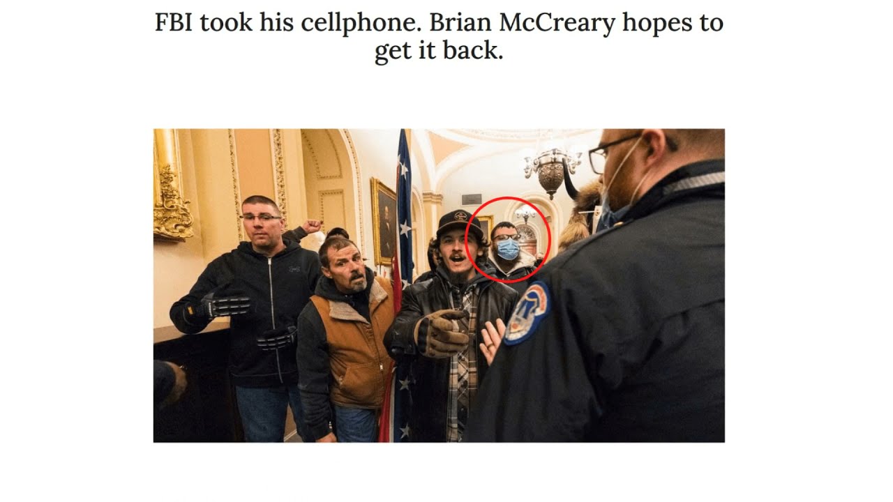 US Capitol Arrests: Brian McCreary INDICTED - YouTube