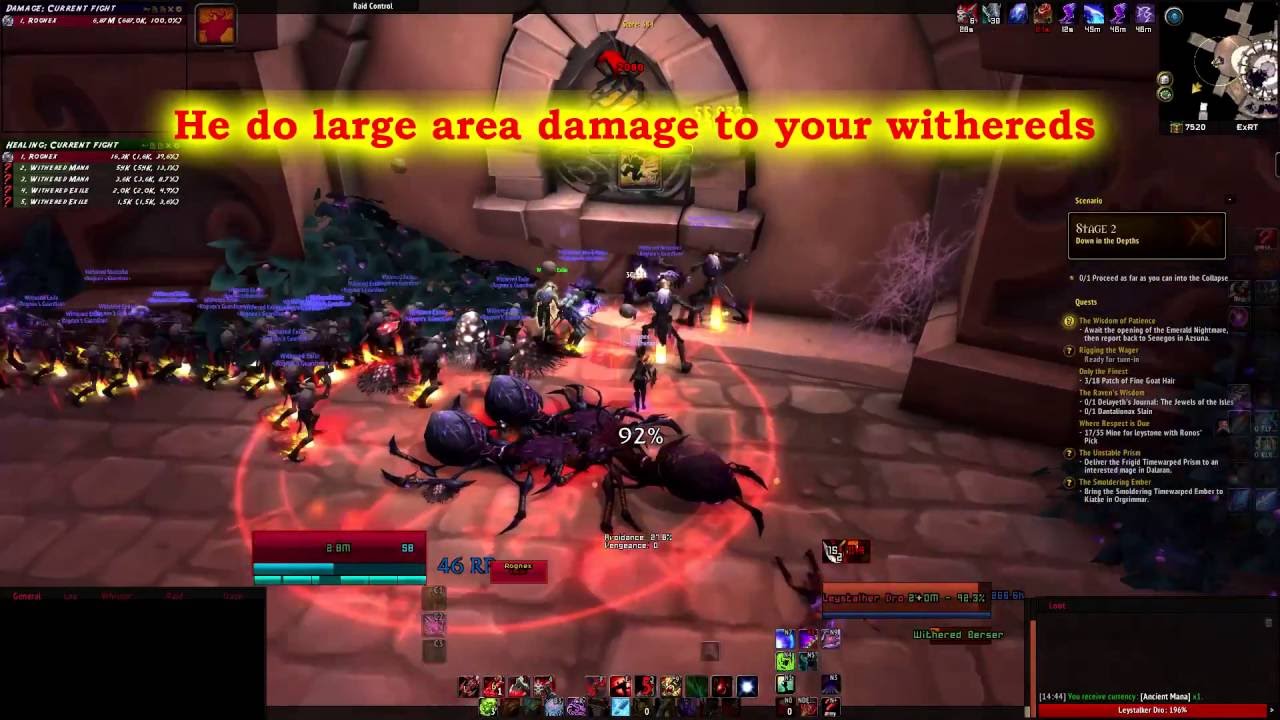 Withered Army Training: Full Clear [WoW Legion] - YouTube