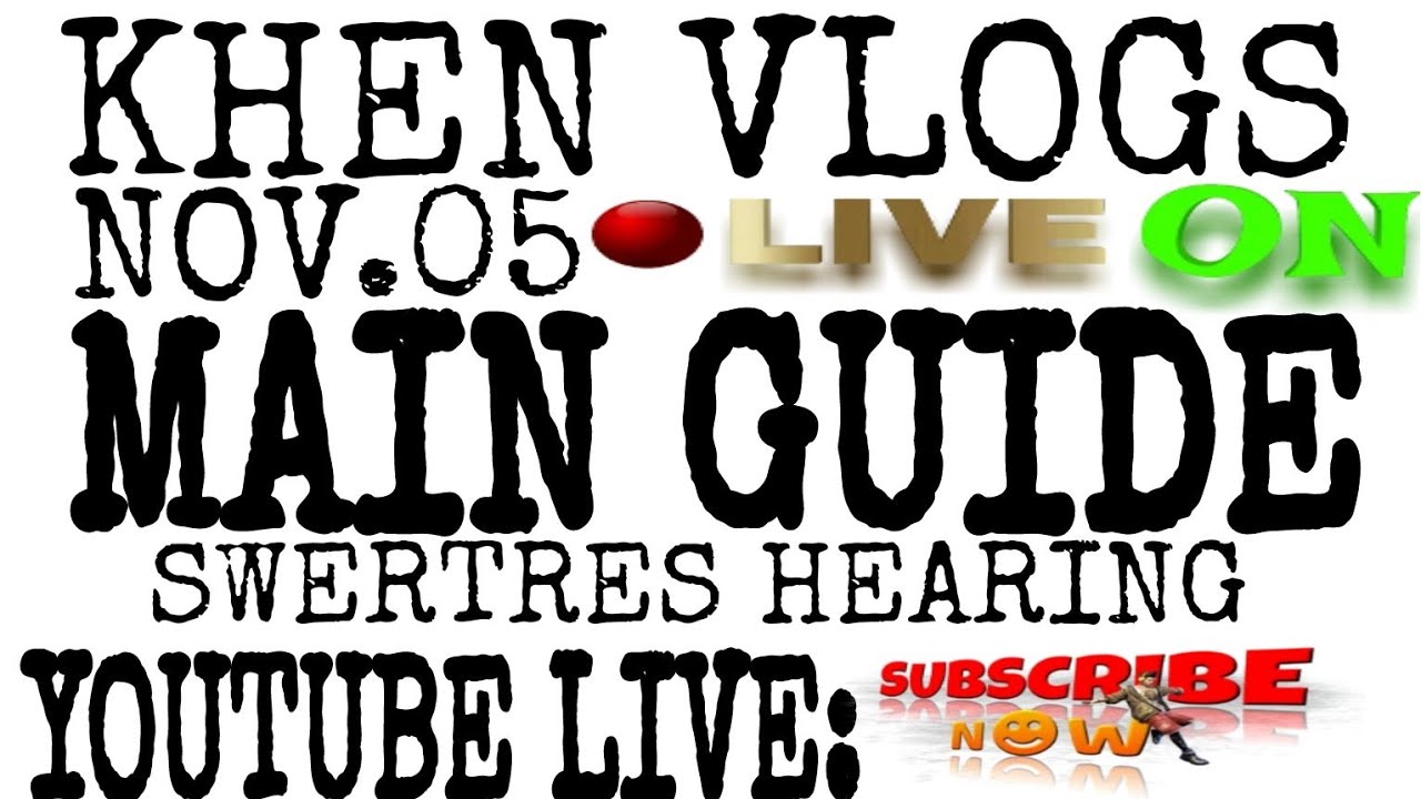 MAIN GUIDE | SWERTRES HEARING TODAY NOVEMBER 05,2023 - YouTube