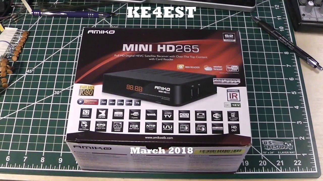 Amiko Mini HD265 First Look Part 1 - YouTube