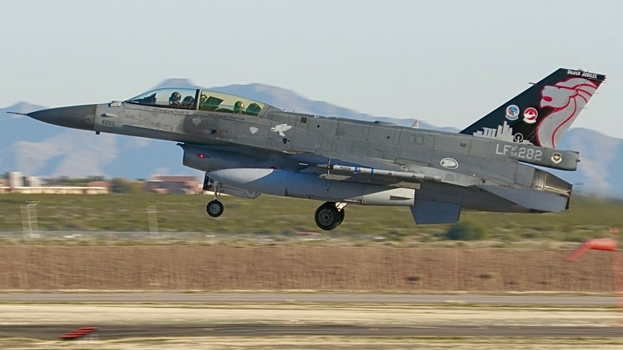 Golden Hour & Twilight Flights: F-35A & F-16 at Luke AFB! - YouTube