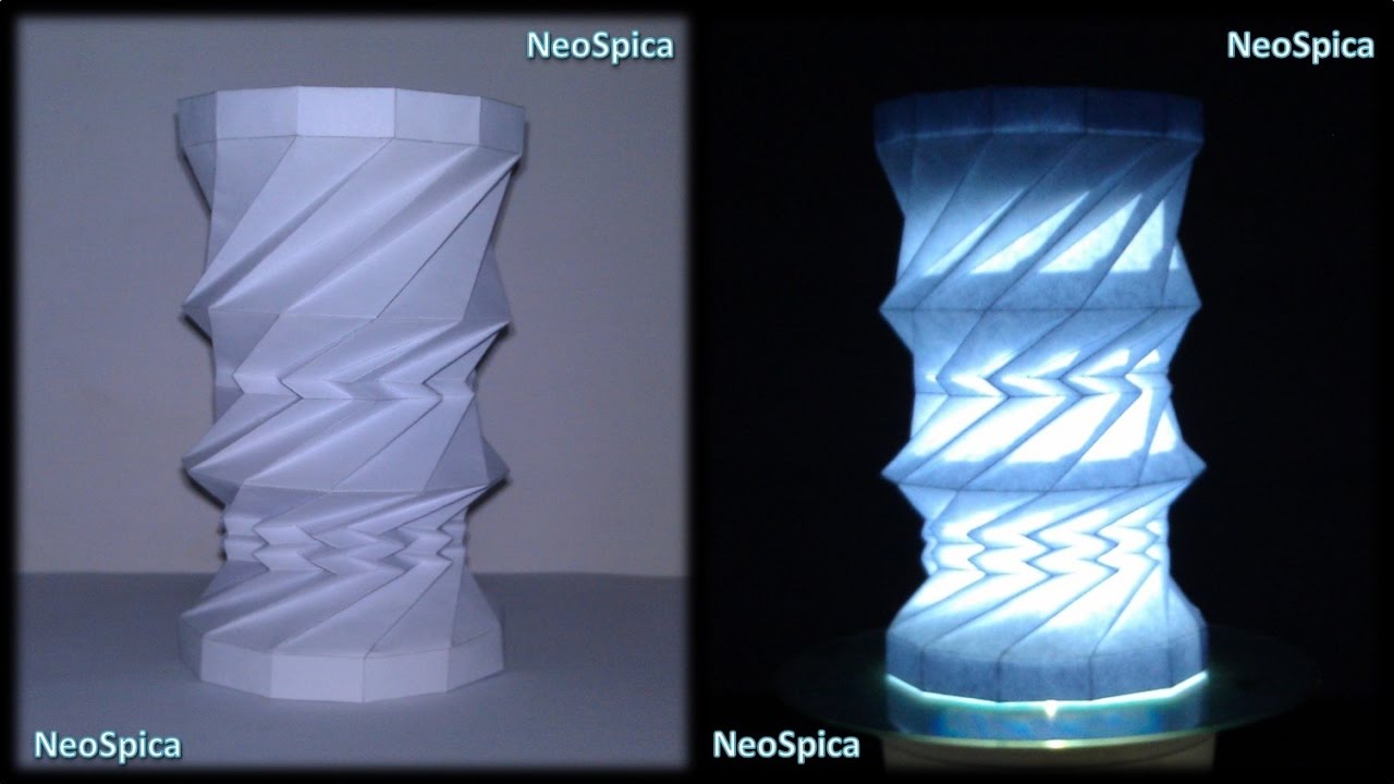 Collapsible Tower Dodecagon V1 With Sectioned Folds - YouTube