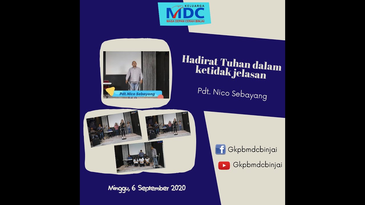 Ibadah Online GKPB MDC Binjai 6 September 2020 - YouTube