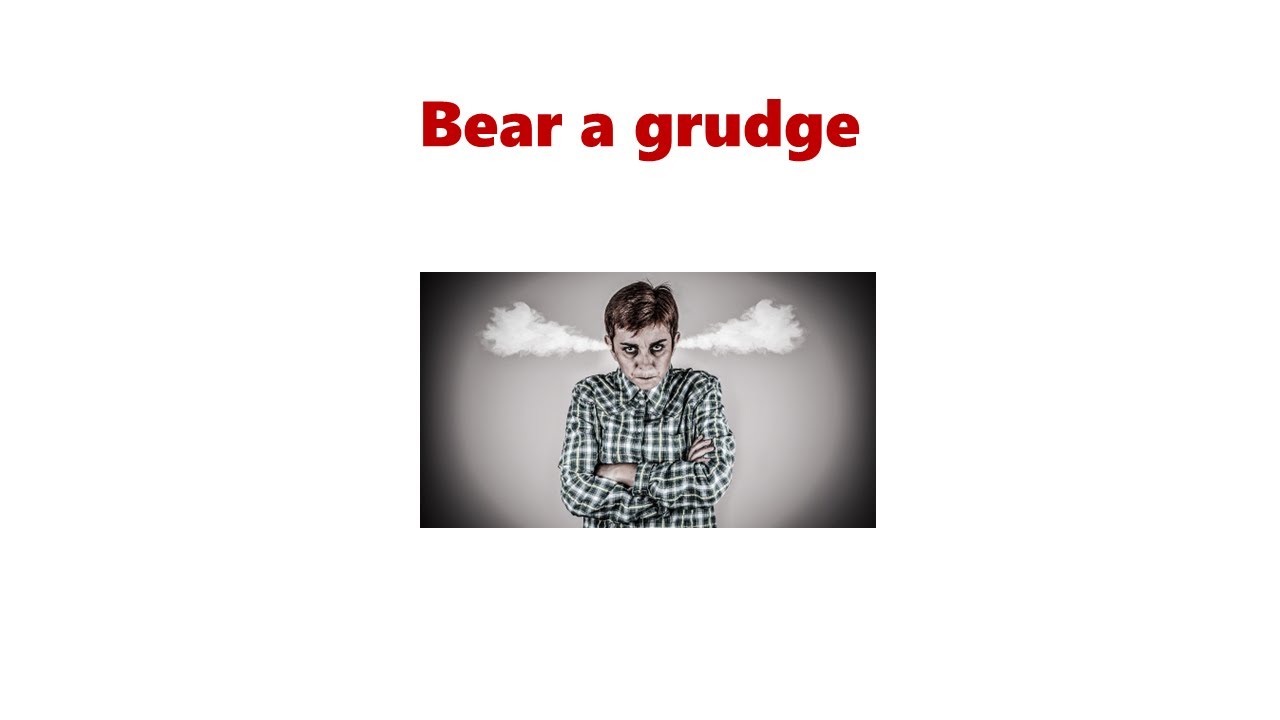 Bear a grudge | Daily Dose of Idioms - YouTube